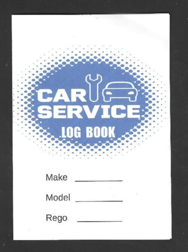Car Service Record Book for all Makes & Models A 1.. | eBay Australia