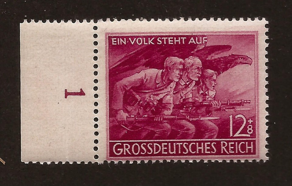 Nazi Germany Postage POST 3RD THIRD REICH Volkssturm postage last stamp ...
