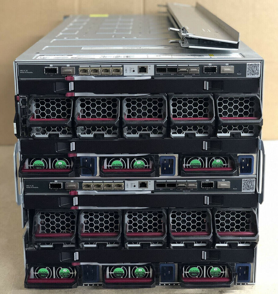 HPE Synergy 12000 - 6x 480 Gen9 - 768GB RAM - 192 Cores - 2x 40GB VC's ...