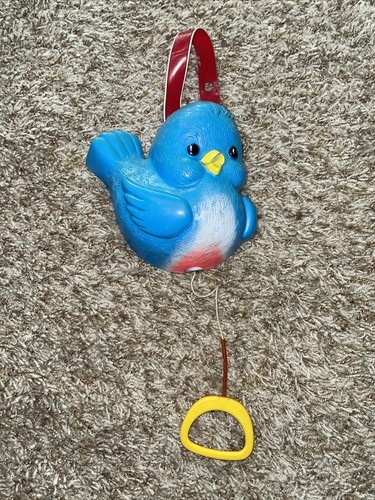 Fisher Price Vintage Bluebird Music Box Pull Toy 1968 Children's Prayer ...