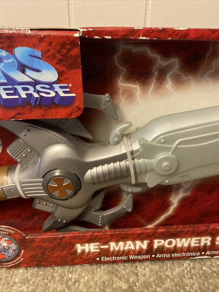 Mattel 2001 MOTU Masters of the Universe He-Man Power Sword Play New ...