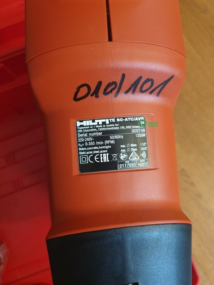 Carbon Brush Holder HILTI TE60AVR TE60 ATC AVR (04) Fourth Gen. 2012002 ...