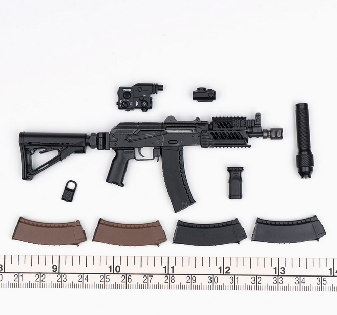 ES 26060S 1/6 Soldier Russian SSO special forces AKS74U Gun Set Model ...