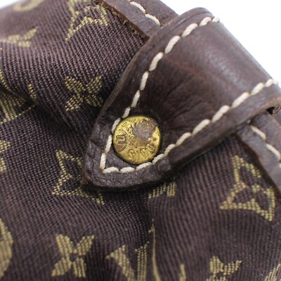 LOUIS VUITTON Monogram Mini Lin Saumur 30 Brown Shoulder Bag LOUIS VUITTON Monogram Mini Lin Saumur 30 Brown Shoulder Bag