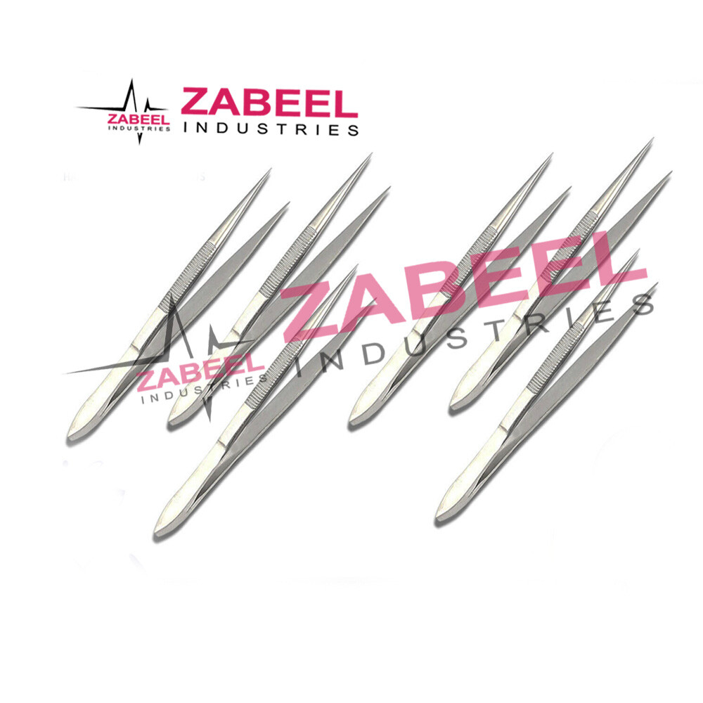 Splinter Forceps Angled Smooth Jaws Premium Quality Micro Surgery ...