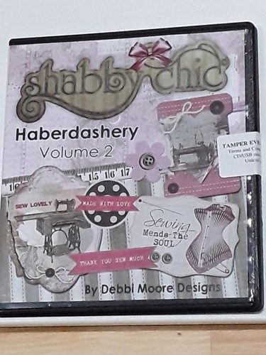 Debbie Moore Designs Shabby Chic Haberdashery 2 CD Rom 2600 printable ...
