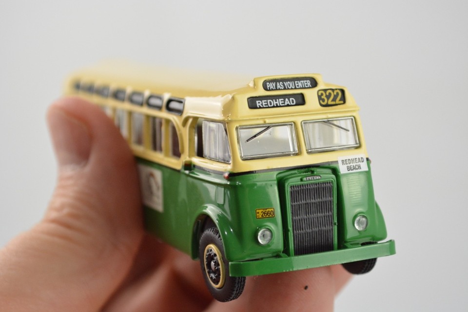 TRUX 1:76 Scale TX7F 1952 Leyland Tiger OPS2 Bus Route 322 Redhead ...