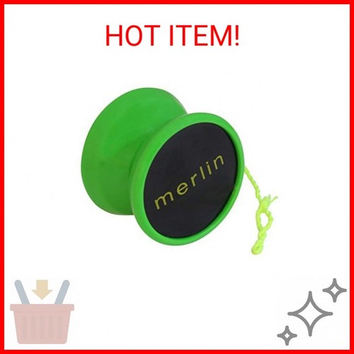 Green Merlin Professional Responsive Yoyo with Narrow C Bearing and ...