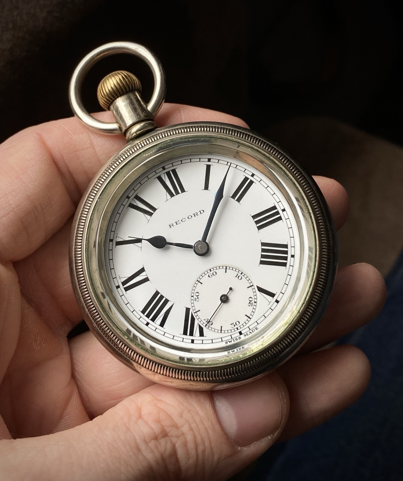 1940s Record Pocket Watch British Rail Midlands Issue… - Gem