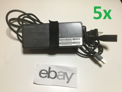 Lot of 5 Lenovo 90W 20V 4.5A Slim Yellow Tip AC Adapters adlx90nlc2a | eBay