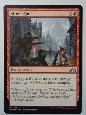Street Riot *Uncommon* Magic MtG x1 GRN Guilds of Ravnica | eBay