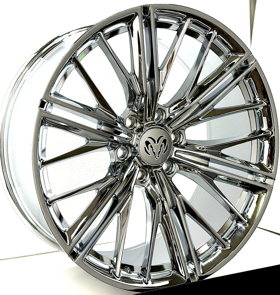 22 x9.5" Chrome Camaro ZL1 OE Replica Wheels fits RAM 1500 Limited 6x5 ...