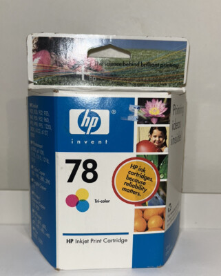 HP 78 Tri Color Ink Cartridge Genuine Factory Sealed New June 2007 | eBay