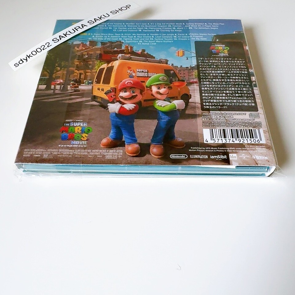 THE SUPER MARIO BROS. MOVIE ORIGINAL MOTION PICTURE SOUNDTRACK 2 CD OST ...