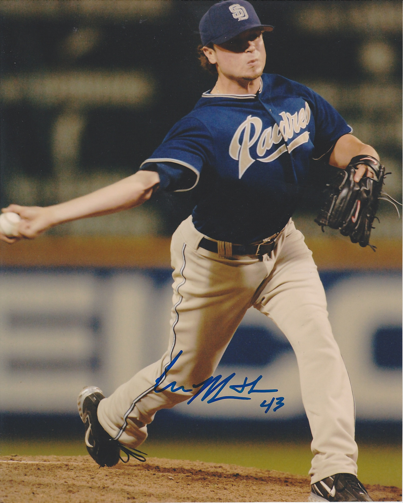 CLA MEREDITH SIGNED AUTO'D 8X10 PHOTO SAN DIEGO PADRES BOSTON RED SOX ...