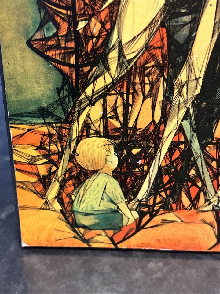 Retro/Vintage 1970s Athena G Roland Smith “Boy With Giraffes” Print On ...