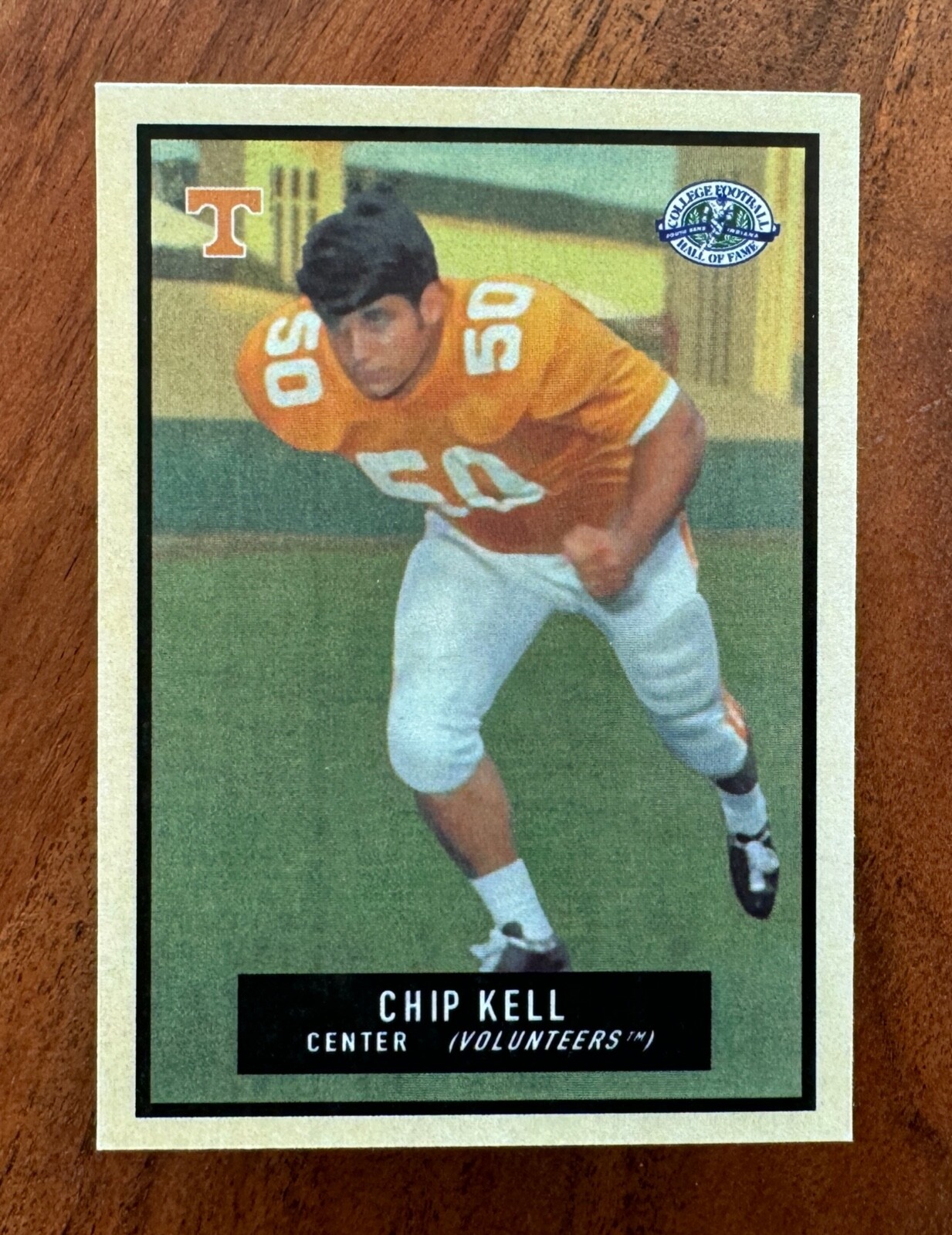Chip Kell Custom Art Football Card 1951 Topps Magic Design Tennessee ...