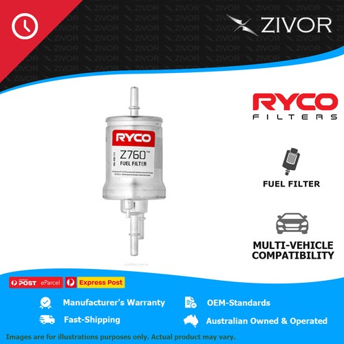 RYCO Fuel Filter In-Line For VOLKSWAGEN BEETLE 5C1 TSI 1.4L CAVD, CTHD ...