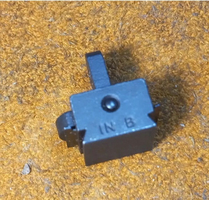M1 M2 Carbine Rear Sight Early Flip Type S INB stamped | eBay