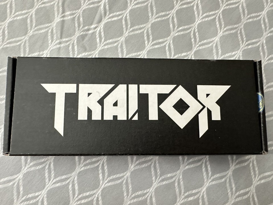 JRW Gear Traitor Knife Magnacut Blood, Sweat & Tears Edition - Rare ...
