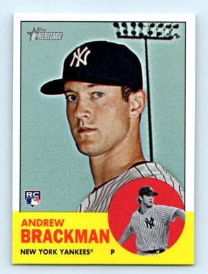 2012 Topps Heritage Andrew Brackman New York Yankees #38 | eBay