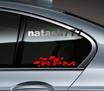 RPM Car Racing Performance Motorsport window Vinyl Decal Sticker emblem ...