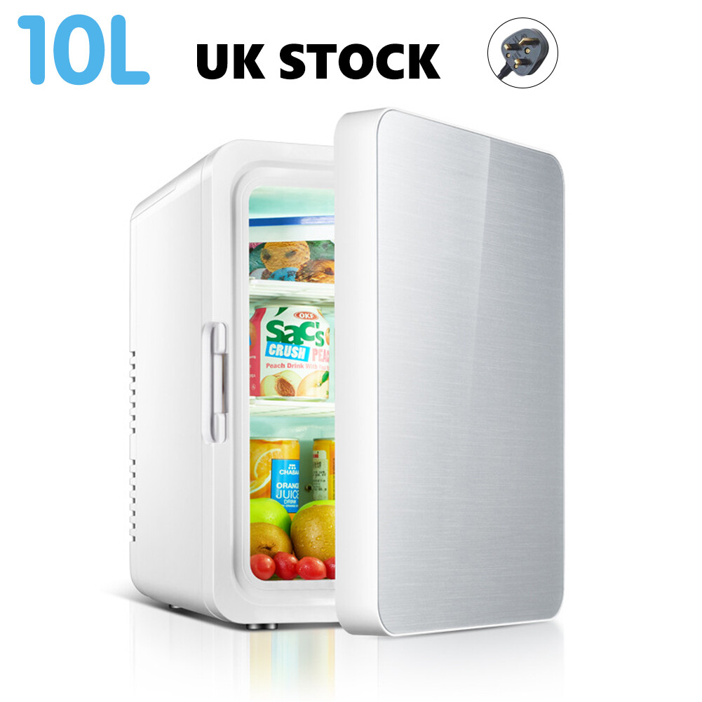 Portable Mini Fridge Table Top Electric Small Cooler Bedroom Ice Box ...