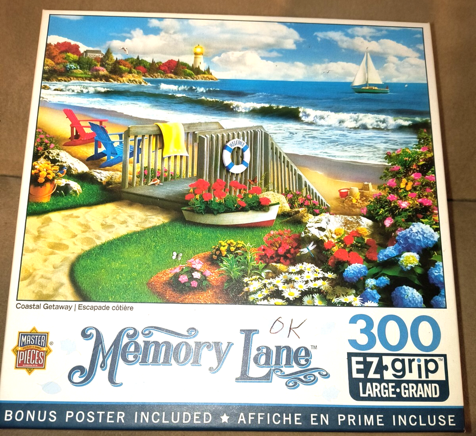 Lot Of 2 EZ GRIP 300 PC MEMORY LANE PUZZLES | eBay