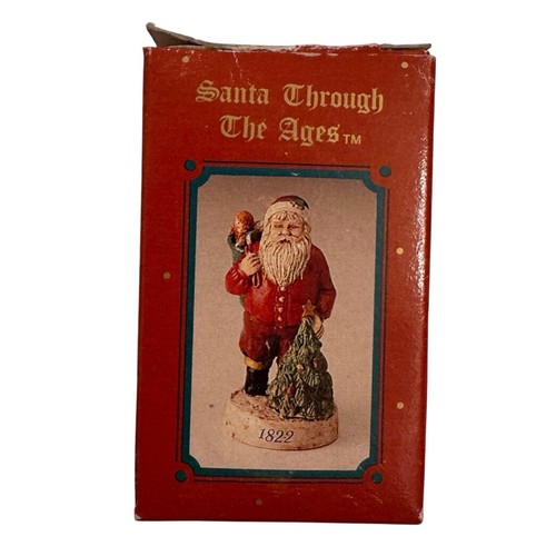 Vtg Russ Santa Through the Ages 1822 Ornament Santa Claus | eBay