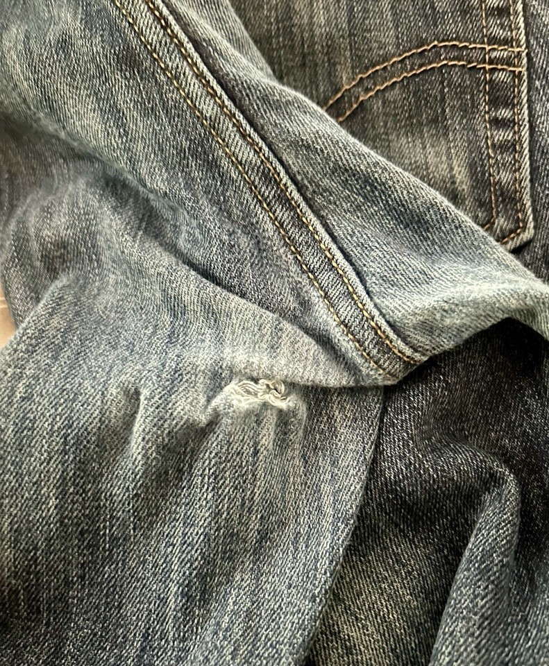 Men’s Levis 511 Jeans 34x30 Blue Medium Wash Denim Straight (defects ...