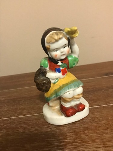 Made in Occupied Japan- Hummel Style Girl Figurine | eBay