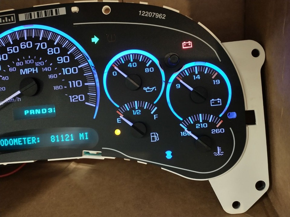 03 04 GMC Denali Speedometer REBUILT Yukon Denali Instrument Cluster ...