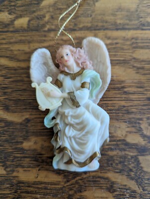 Seraphim Classics Ornament - Angel With Harp | eBay