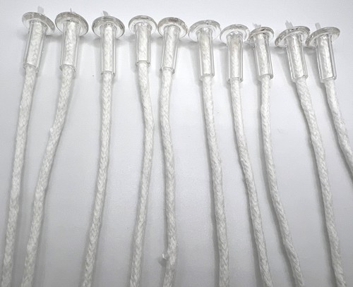 10 Glass Wick Tubes | Oil Candle Wick Holders | 10" Wicks | FF19 | eBay