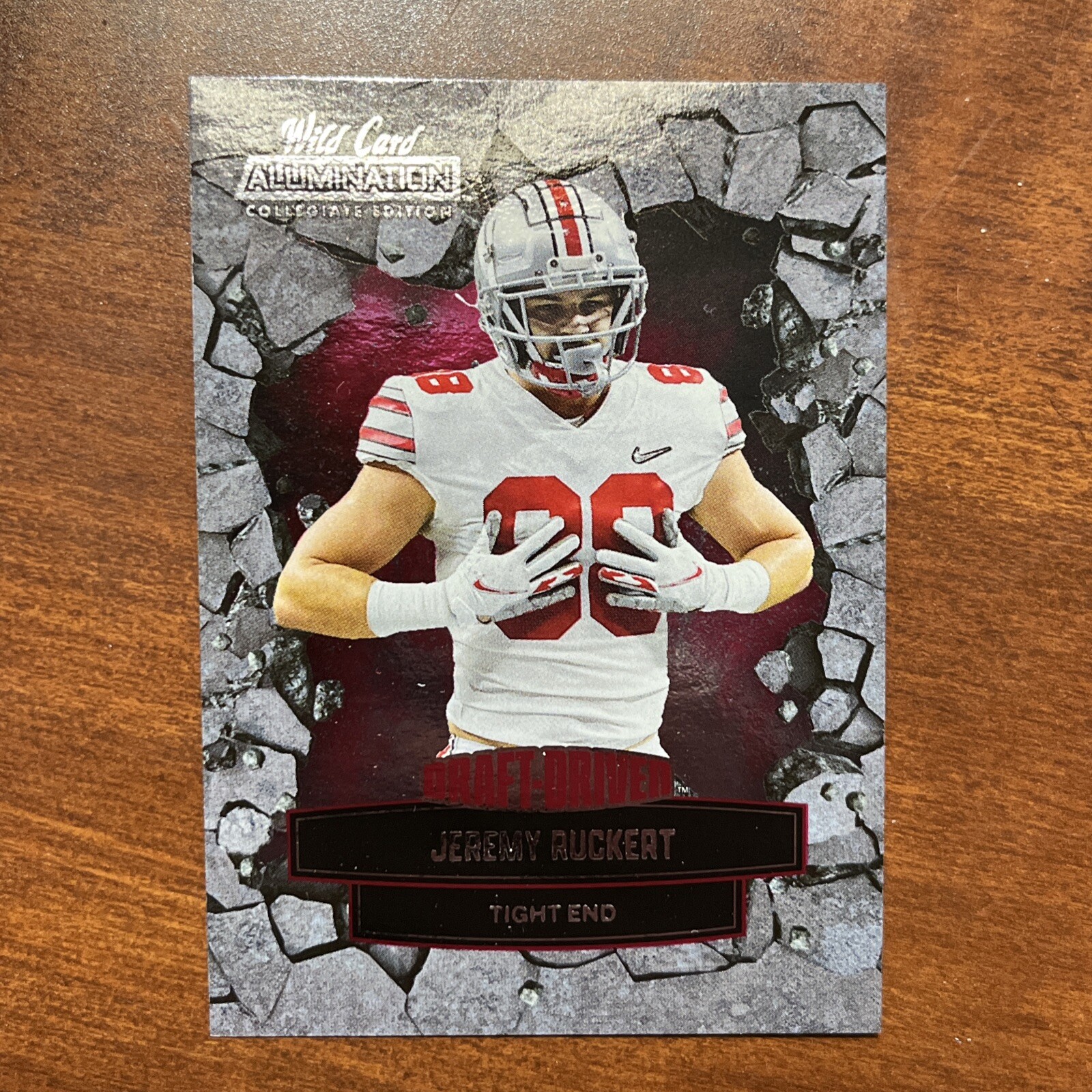 Jeremy Ruckert 2021 Wild Card Alumination RC Draft-Driven Pink #ANDD-20 ...