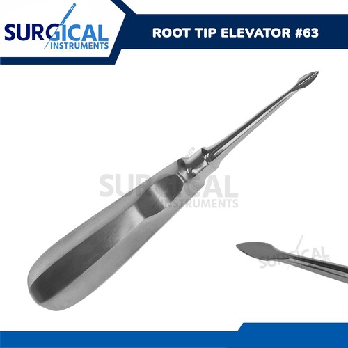 DENTAL TOOTH SURGERY SPADE CONCAVE CURVED ROOT TIP ELEVATOR #63 German ...