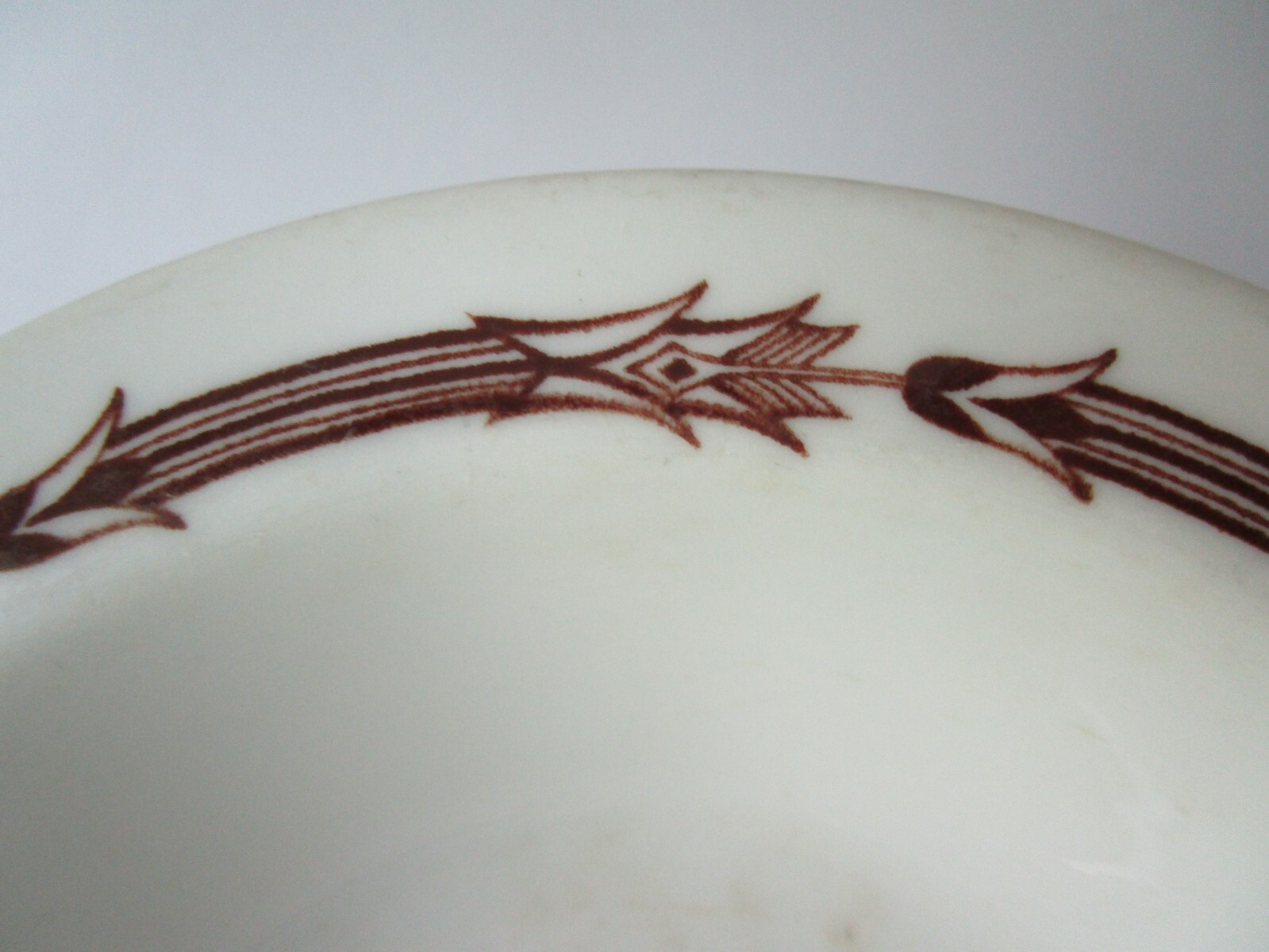 (8) Set vintage MAYER CHINA ARROWHEAD pattern ART DECO restaurantware ...