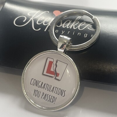 Driving Test Keyring Good Luck You Passed New Driver Congratulations ...