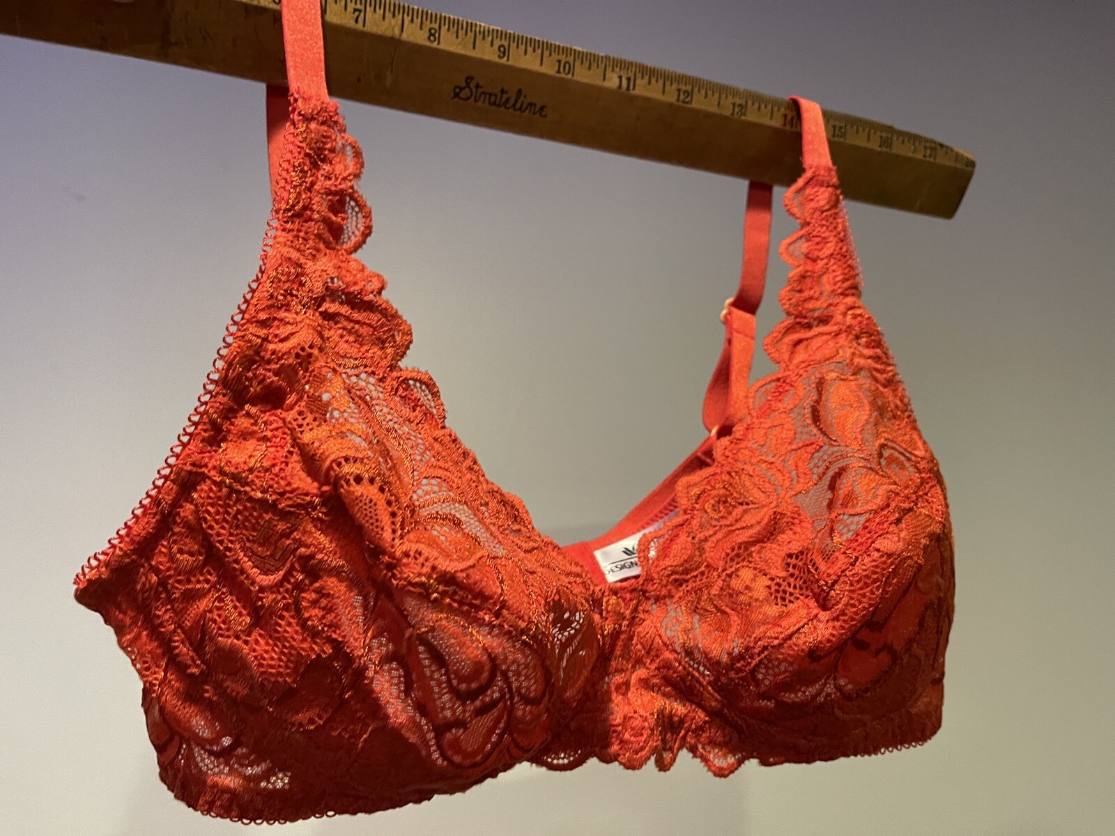 Wacoal Bra Pumpkin orange Underwire Lace Design Studi… - Gem