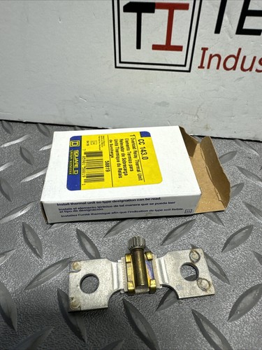 Square D CC 143.0 Overload Relay Thermal Unit C-2 | eBay