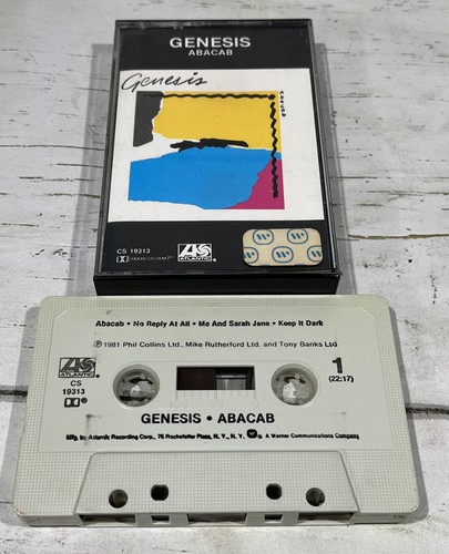 GENESIS ABACAB Cassette Tape 1981 Rock Prog Rare | eBay