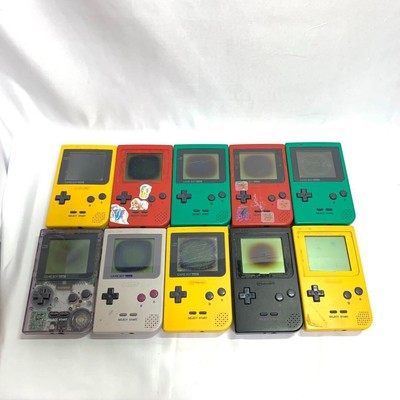 Junk Nintendo Gameboy Pocket Lot of 5, 10 Console Random Color Game ...