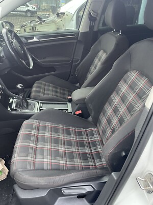 Volkswagen Golf MK7 GTI Seats Front And Rear Interior MK7.5 Golf Tartan ...