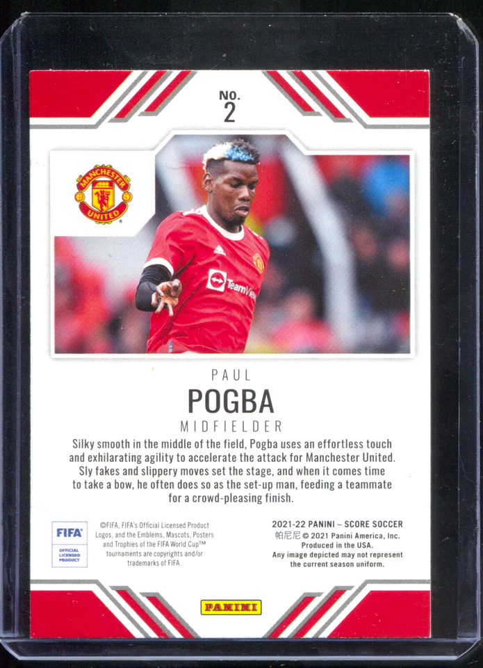 Paul Pogba 2020-21 Score Soccer Panini Score Team Sports Card #2 | eBay