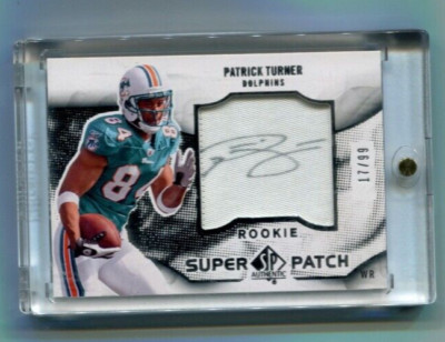2009 SP Authentic - PATRICK TURNER - Autograph Super Patch Rookie - USC ...