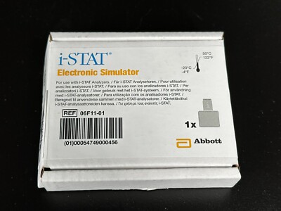 Abbott i-STAT 1 Handheld Analyzer Electronic Simulator NEW | eBay