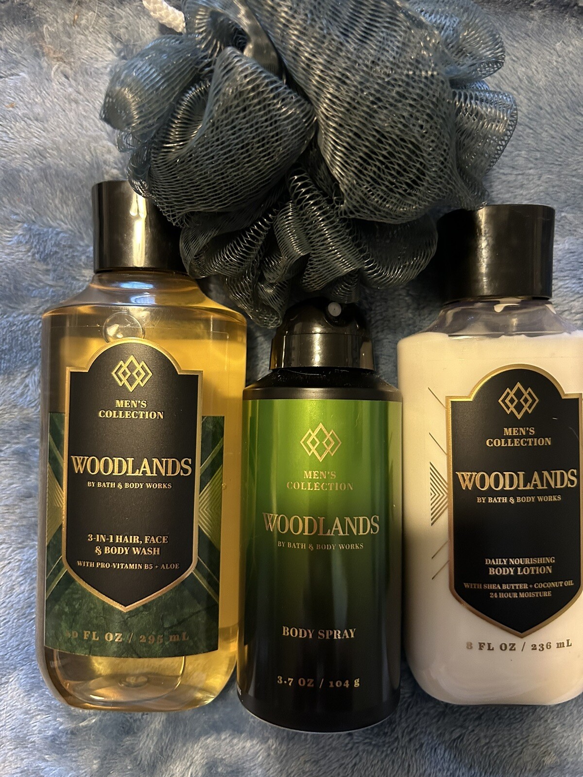 Bath and Body Works Mens 3 Pc Woodlands Body Wash, Body Lotion, & Body ...
