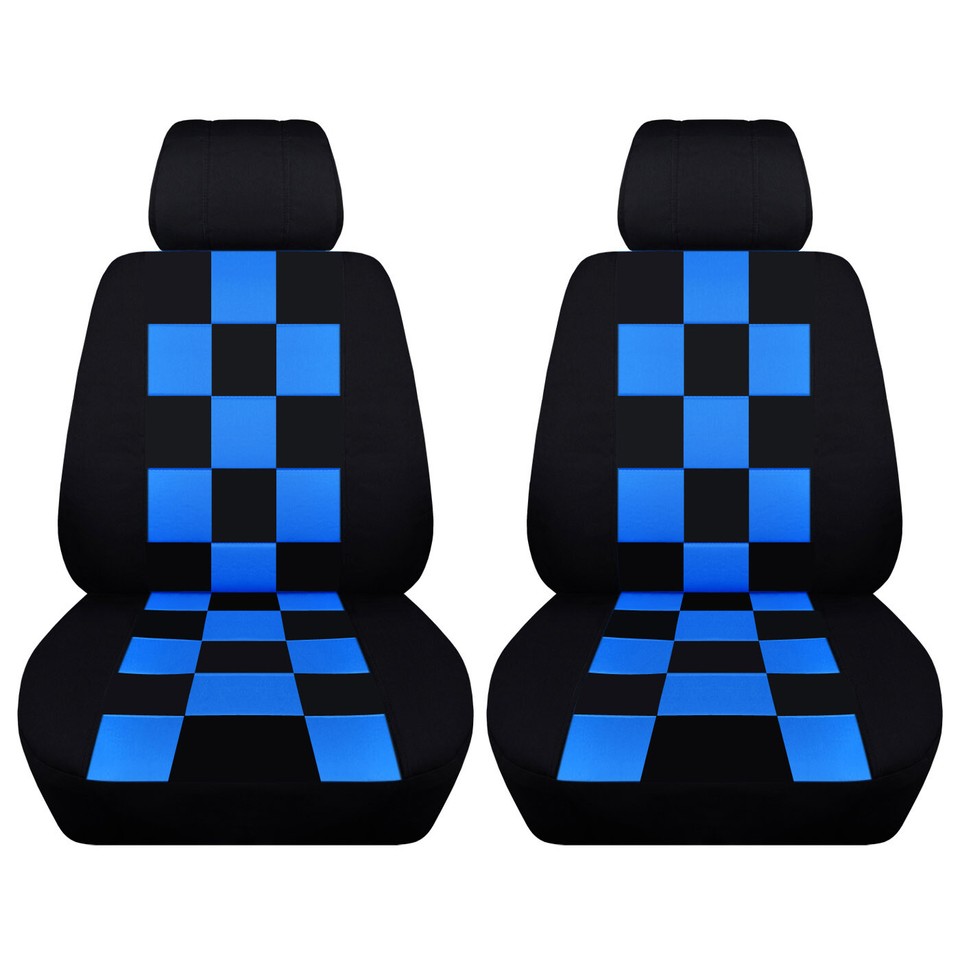 Car Seat Covers Fits 2011-2016 Mini Cooper Checkered Design Semi Custom ...