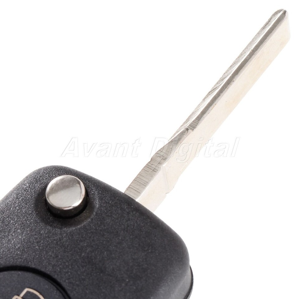 Black 3 Button Flip Remote Key Fob Blade Case Shell For TT A2 A3 A4 A6 ...