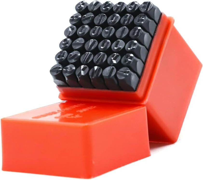 36pc 1/4" Metal Number & Letter Stamp Punch Engraver Imprint Arts ...